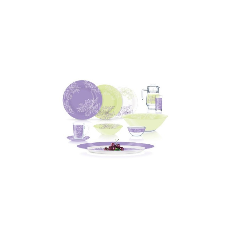 Сервиз столовый 46 предметов Luminarc Purple&Green V0185 купить на ...